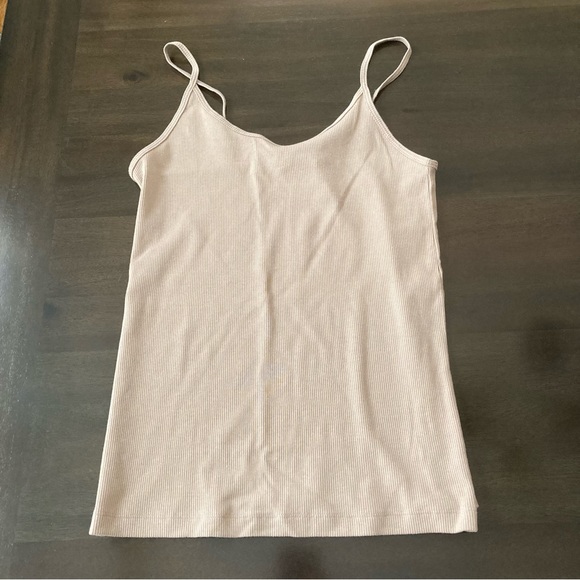 Windsor | Tops | Ribbed Beige Tank Top | Poshmark